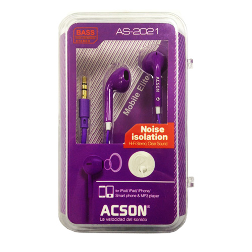 AURICULAR EAR POD ACSON AS-2021 (JTAUR032) › Jtech