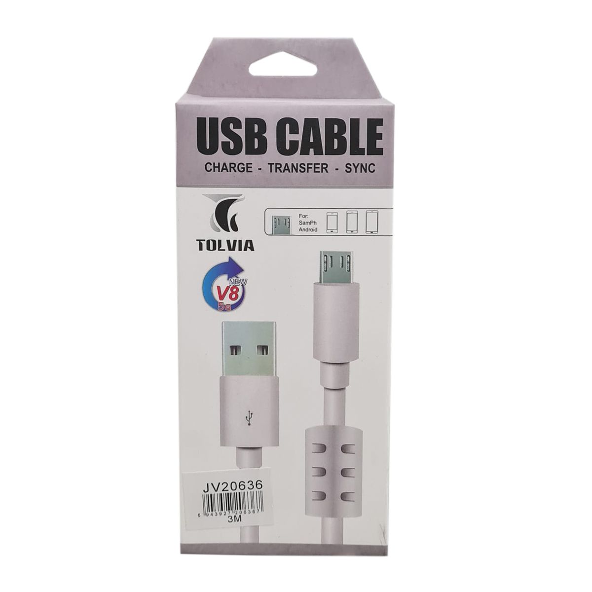 CABLE MICRO USB EN CAJA 3MTS (JTCABL105) › Jtech