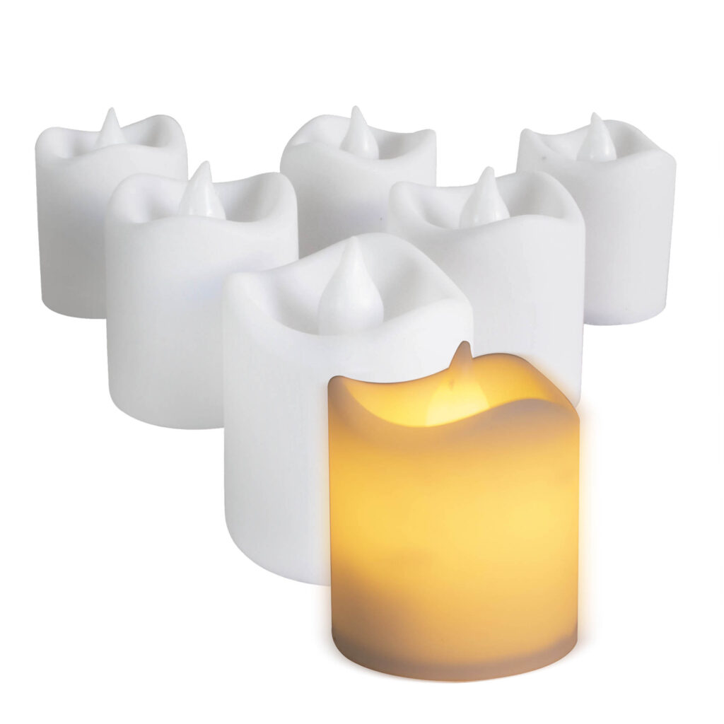 VELAS LED A PILA CAJA X 24 LUZ CALIDA (JTFIEST072) › Jtech