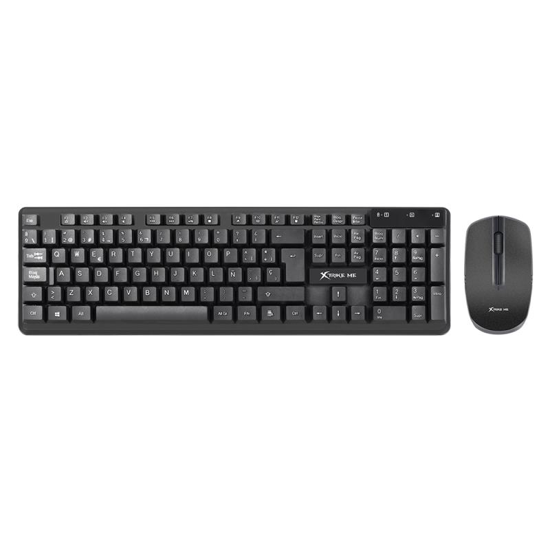 TECLADO Y MOUSE INAL XTRIKE ME MK-201W (JTXTRIKE075) › Jtech