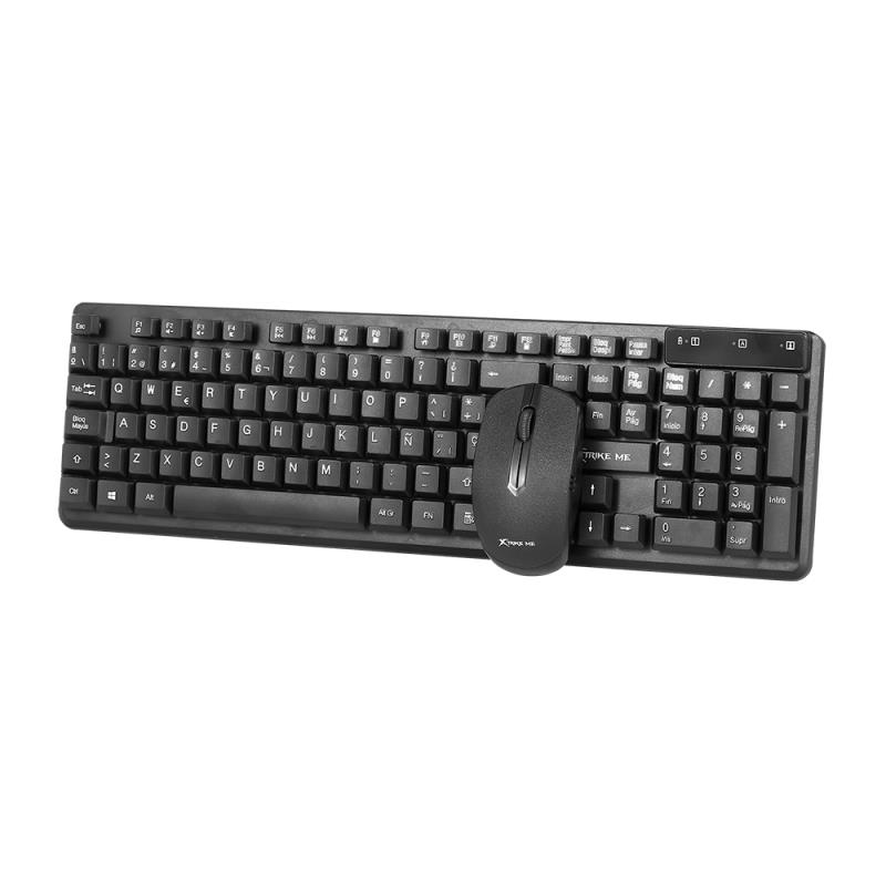 TECLADO Y MOUSE INAL XTRIKE ME MK-201W (JTXTRIKE075) › Jtech