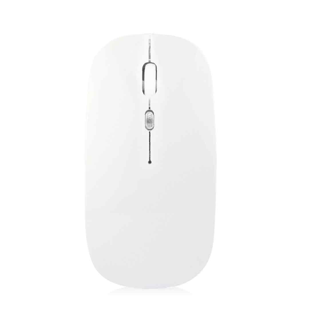 MOUSE INALAMBRICO ULTRA SLIM BLANCO RECARGABLE (JTACCPC216) › Jtech