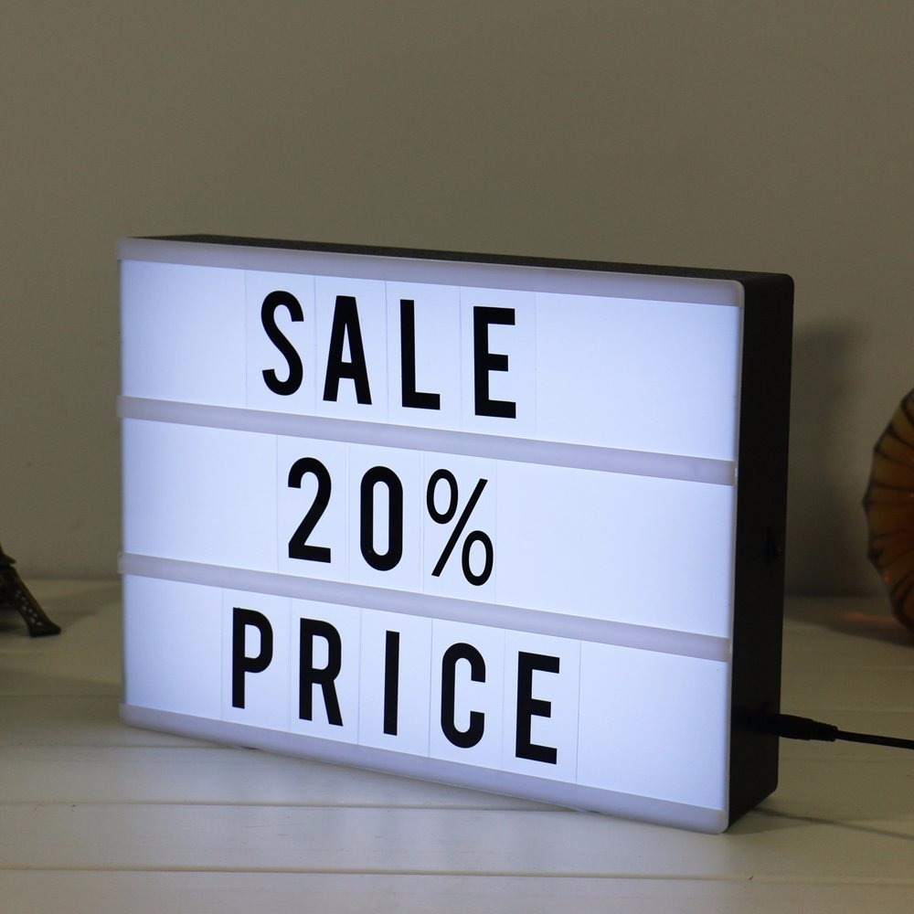 CARTEL LED LUMINOSO EDITABLE LETRAS Y NUMEROS (JTLED012) › Jtech