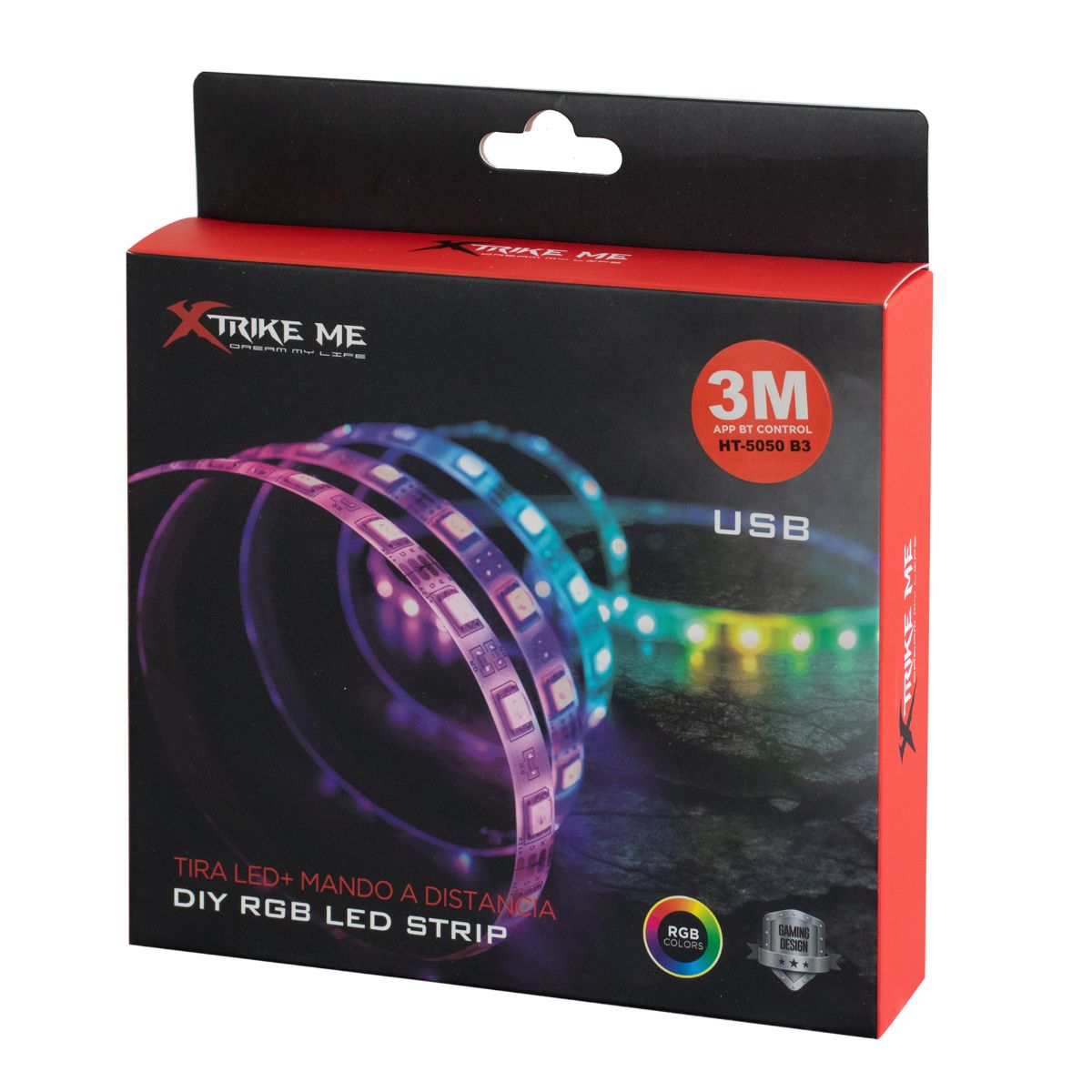 ROLLO LED 5050 RGB 3M XTRIKE ME BT USB (JTRLED038) › Jtech