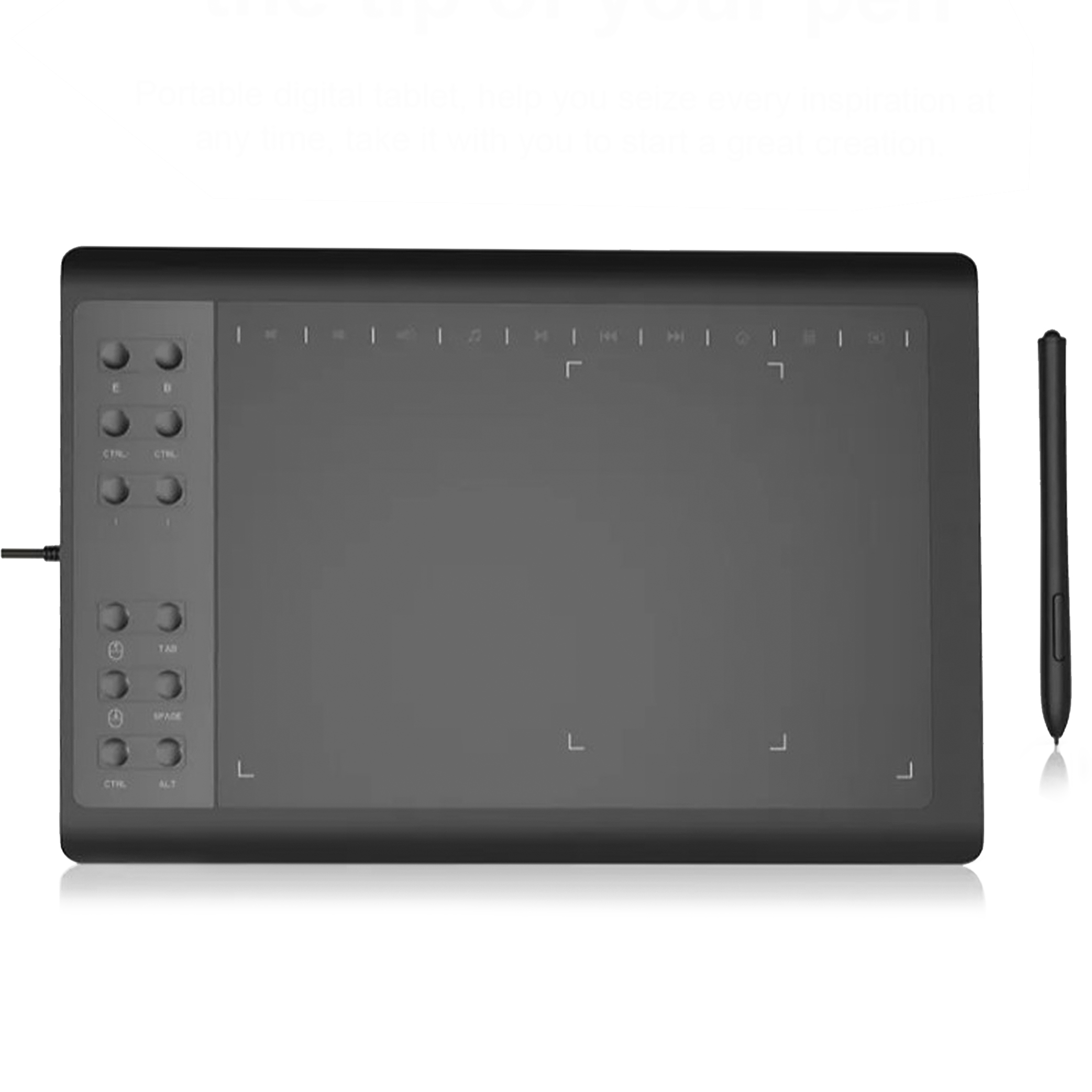 TABLA DIGITALIZADORA 36 X 24CM (JTTAB039) › Jtech