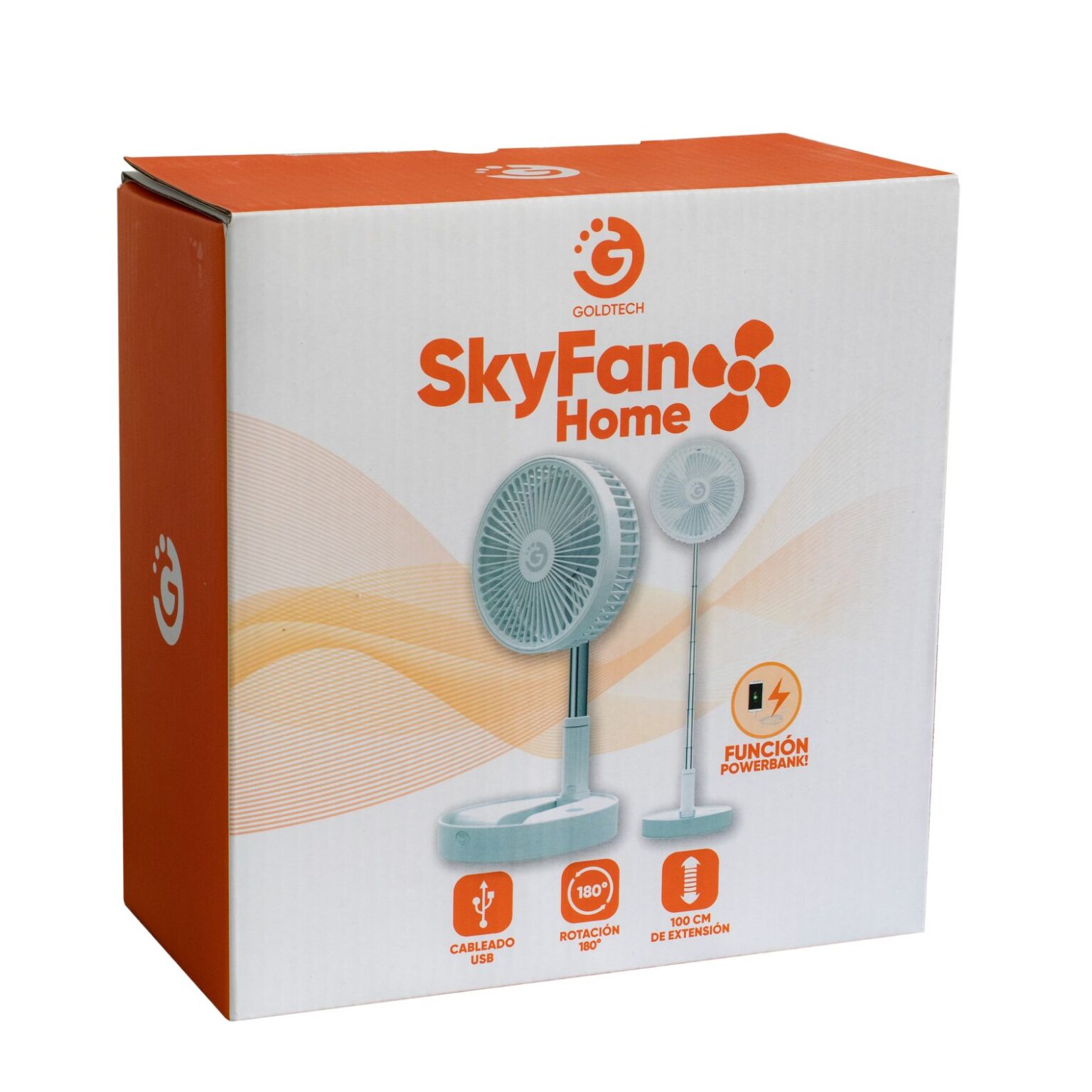 VENTILADOR SKYFAN HOME GOLDTECH 2 EN 1 CABLEADO (JTVENT110) › Jtech