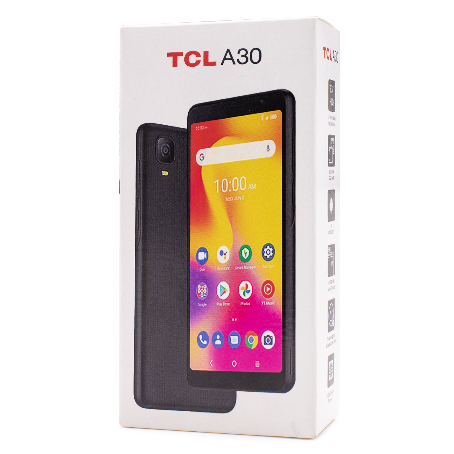 SMARTPHONE TCL A30 32GB/3GB 5.5″ NEGRO (JTCEL197) › Jtech