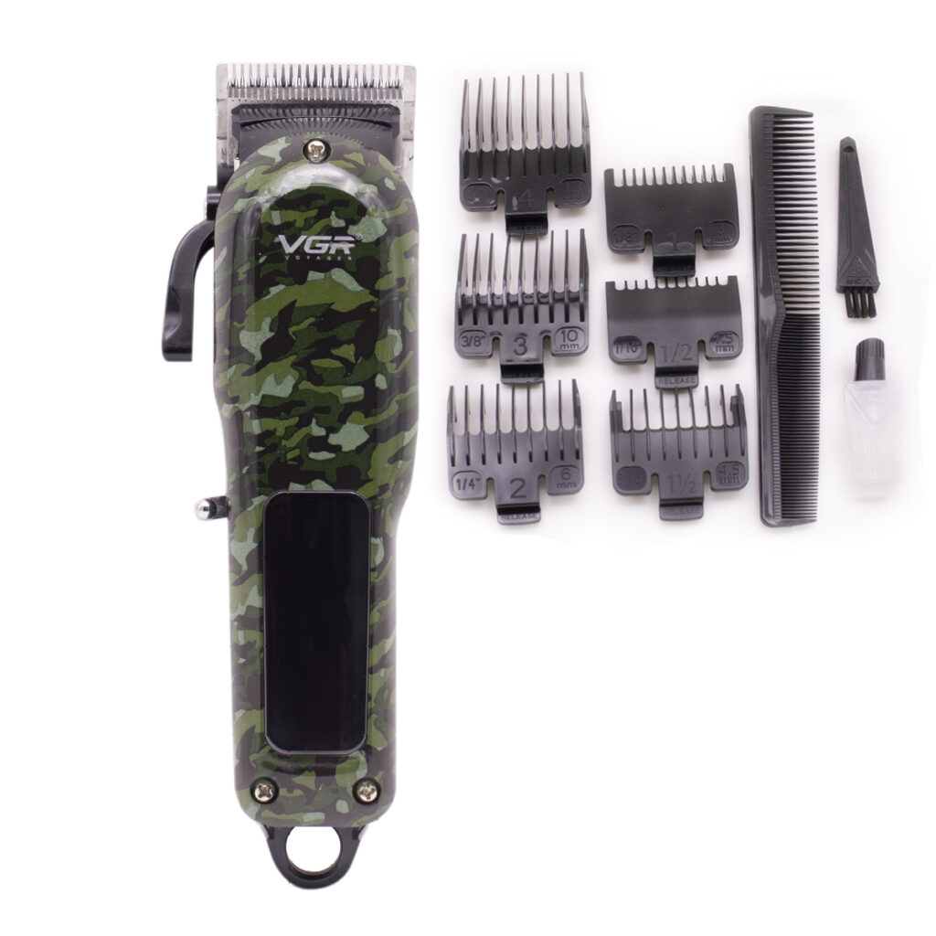 CORTA PELO INALAMBRICA VGR V-665 CAMUFLADA (JTELEC187) › Jtech