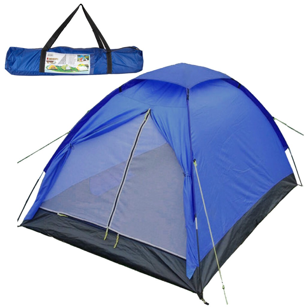 CARPA IGLU DE CAMPING 2X2M IMPERMEABLE AZUL (JTHOG825) › Jtech