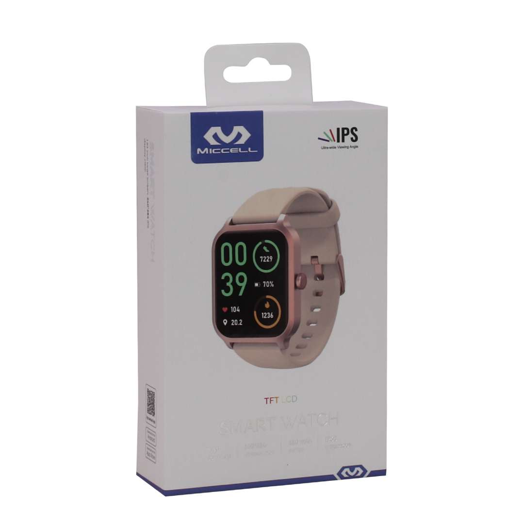 RELOJ SMARTWATCH MICCELL VQ-SM02 ROSADO (JTMICC082ROS) › Jtech