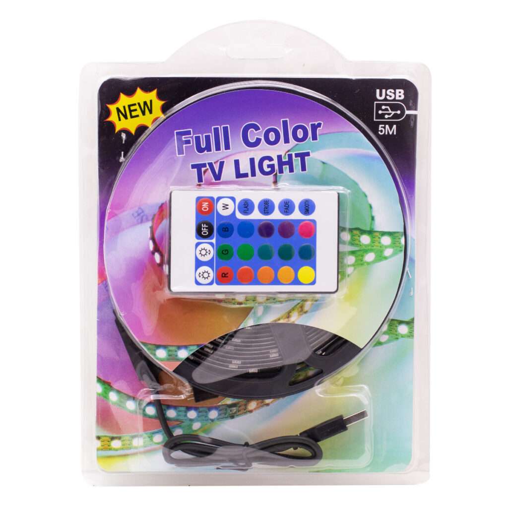 ROLLO LED 5050 RGB 5M USB C/CONTROL P/TV (JTRLED044) › Jtech