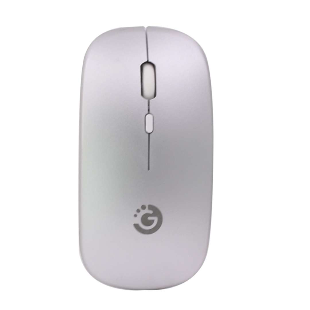 MOUSE INALAMBRICO GOLDTECH ULTRA SLIM RGB RECARGABLE PLATA (JTACCPC217 ...