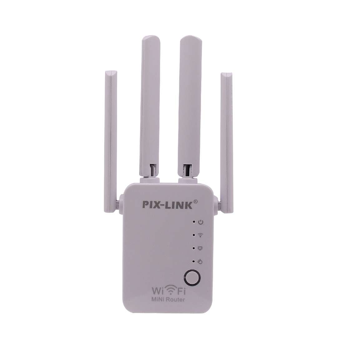 EXTENSOR DE RANGO ROUTER WIFI PIX-LINK WR16Q 300MBPS (JTRED053) › Jtech