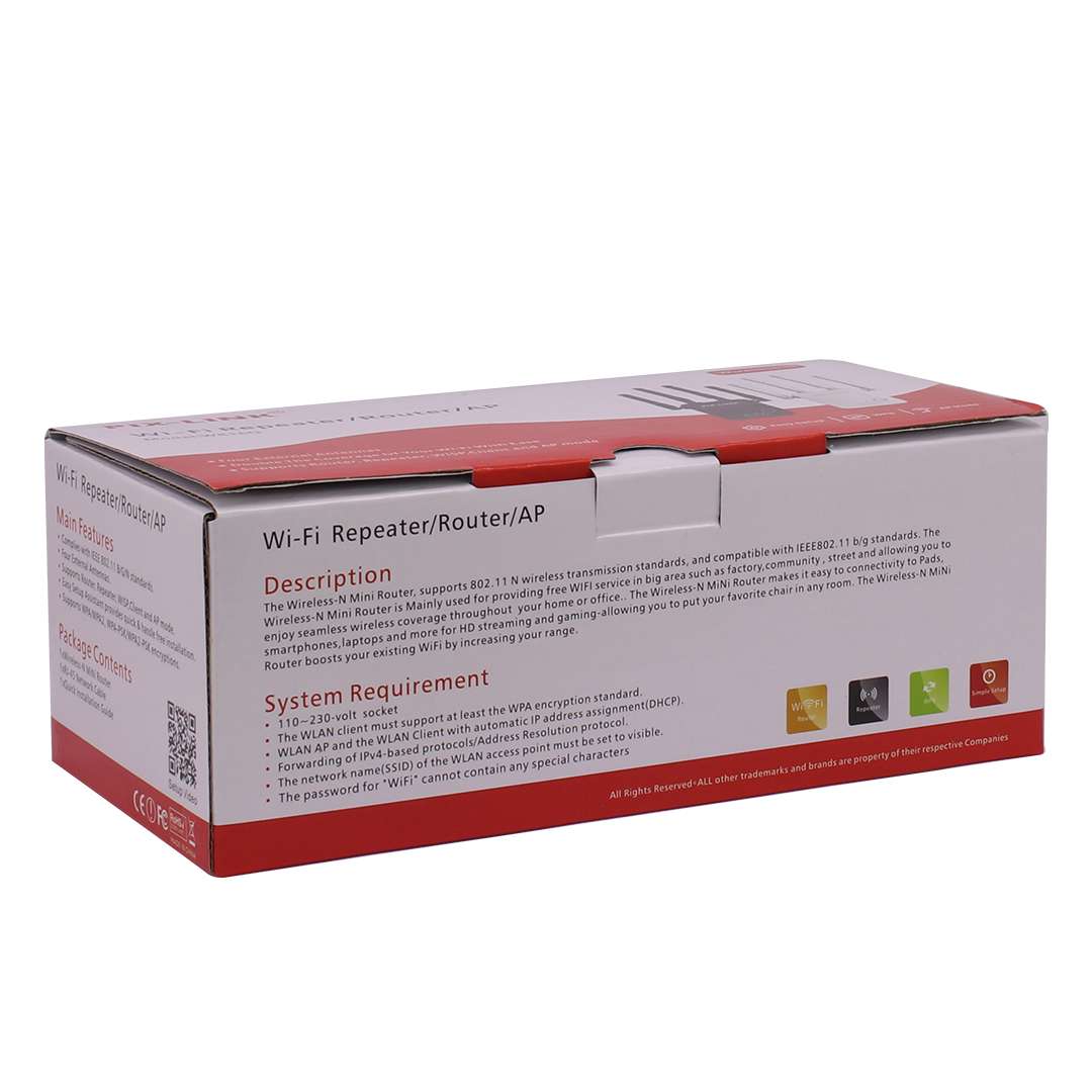 EXTENSOR DE RANGO ROUTER WIFI PIX-LINK WR16Q 300MBPS (JTRED053) › Jtech