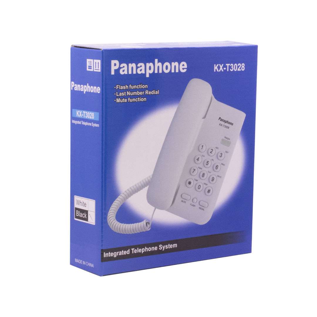 TELEFONO DE MESA PANAPHONE KX-T3026 NEGRO (JTTEL035NEG) › Jtech