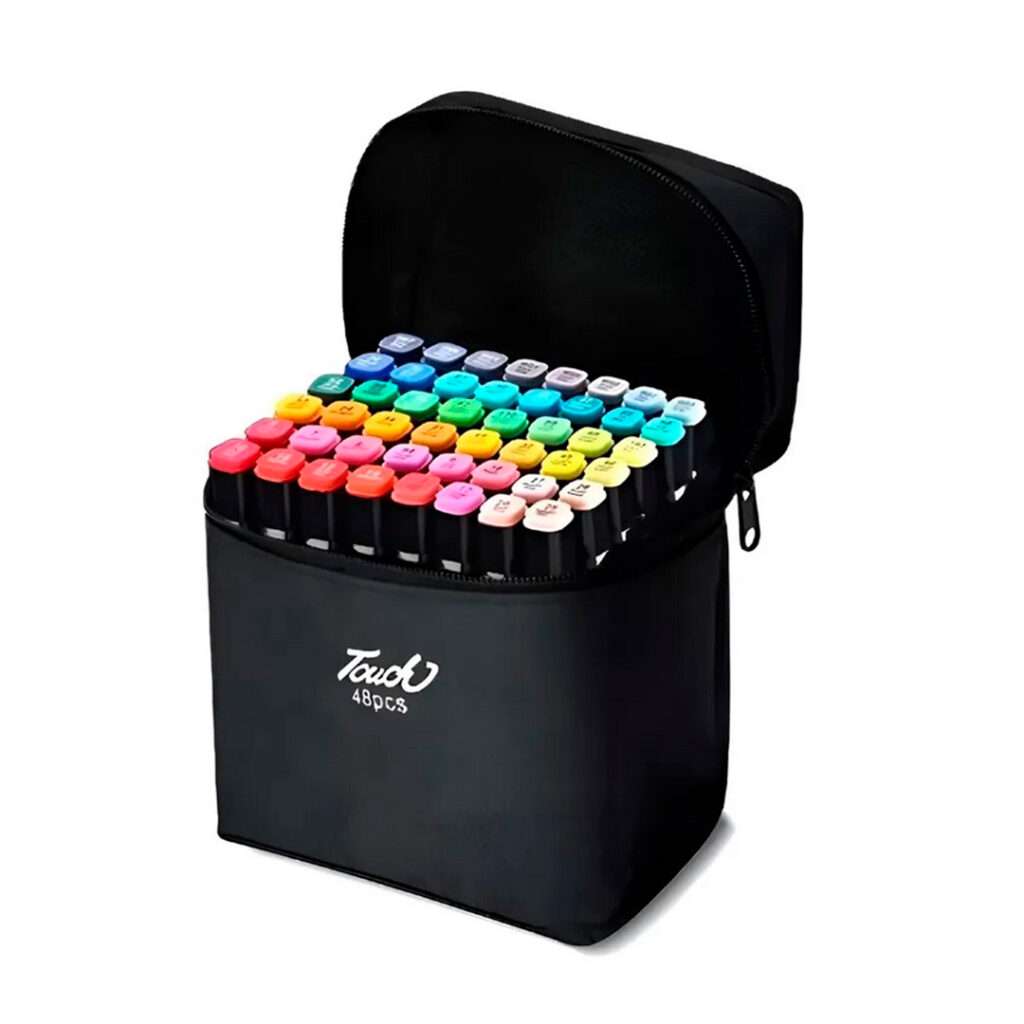 SET 48 MARCADORES DE DOBLE PUNTA COLORES (JTJUG311) › Jtech