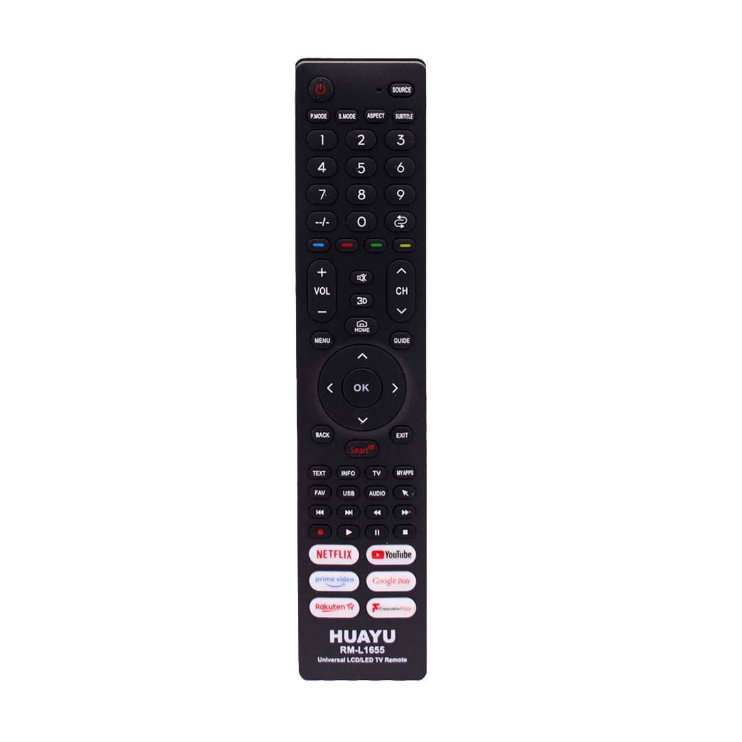 CONTROL REMOTO UNIVERSAL PARA TV RM-L1655 NEGREO (JTHOG1044) › Jtech