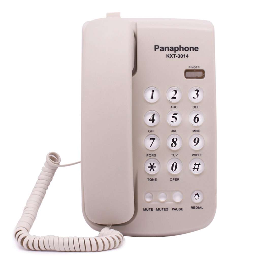 TELEFONO DE BASE PANAPHONE KXT-3014 BLANCO (JTTEL005BLA) › Jtech