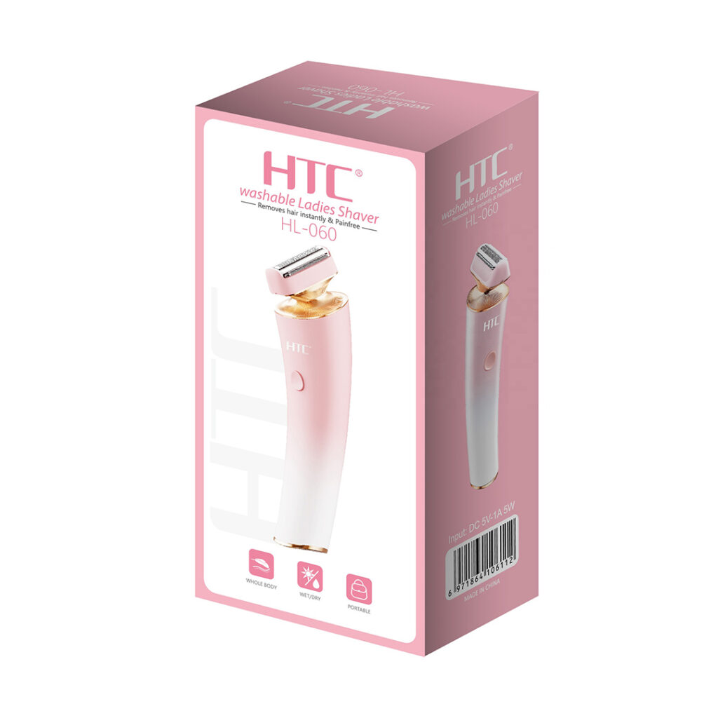 DEPILADORA INALAMBRICA WATERPROOF HTC HL-060 (JTELEC175) › Jtech